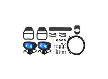 Blue LED Spotlight Kit, PE, Both Directions | Warning Devices - Blue ...